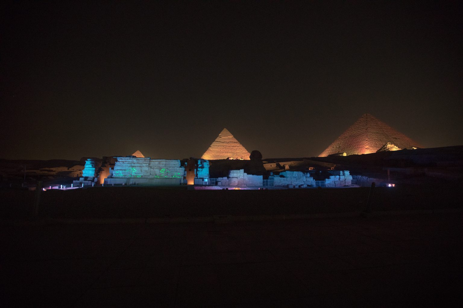 Sound and Light Show Pyramids - Fleewinter